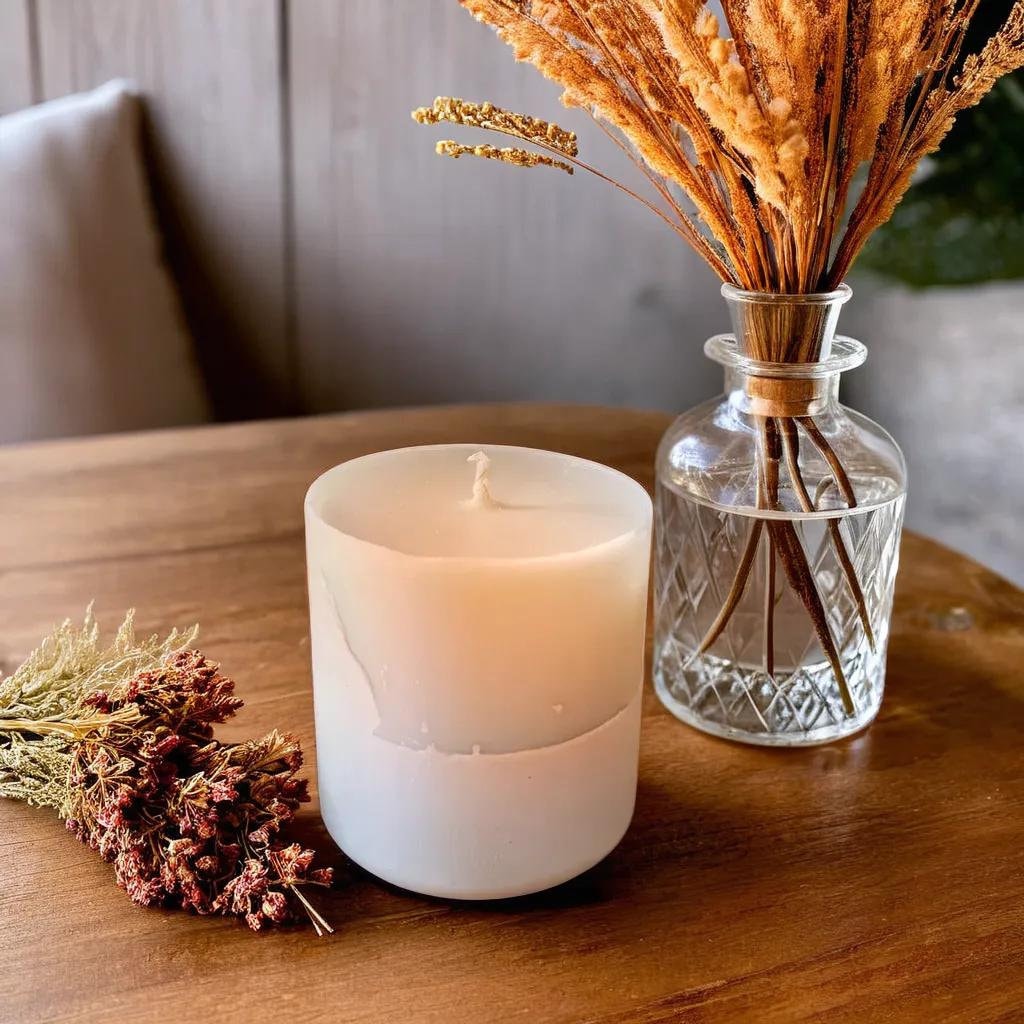 Candle Aromatic Scented Home Decor Concrete Vanilla Lavender Mango ...