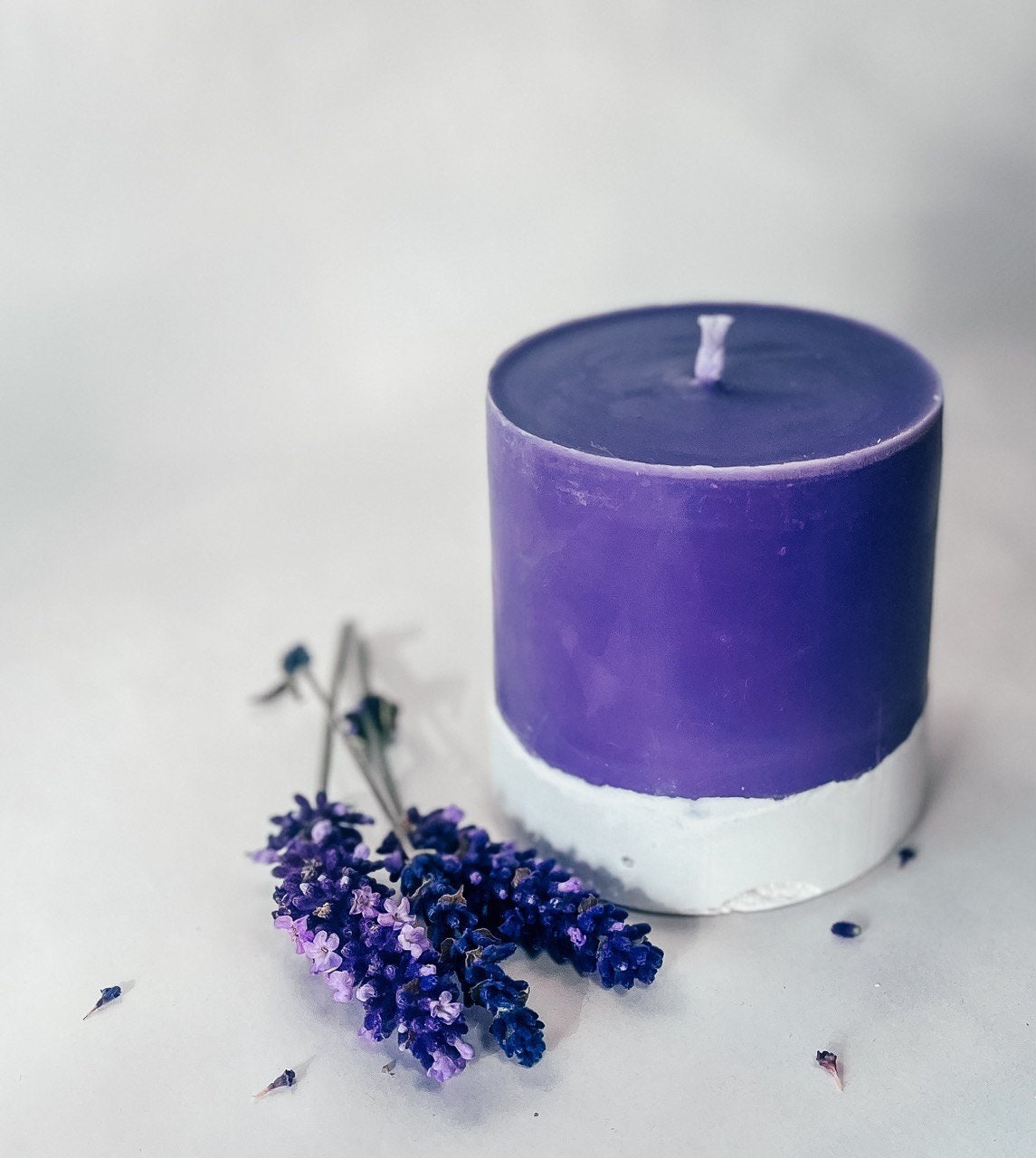 Candle Aromatic Scented Home Decor Concrete Vanilla Lavender Mango ...