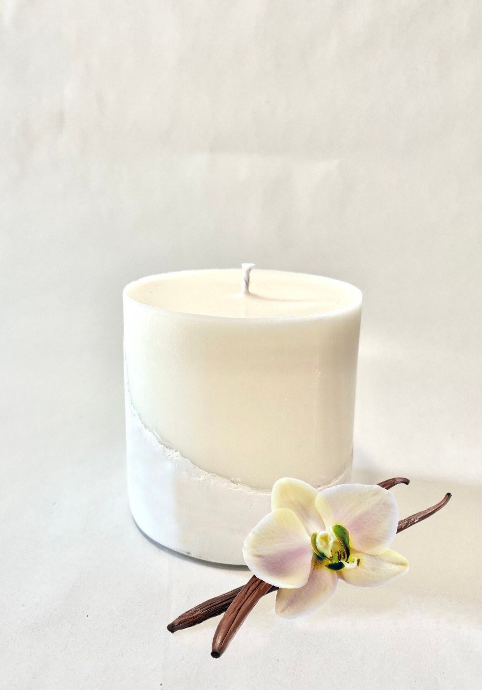 Candle Aromatic Scented Home Decor Concrete Vanilla Lavender Mango ...