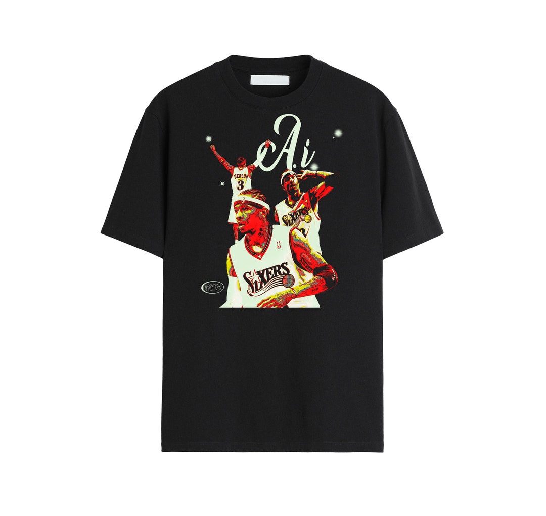 Allen Iverson NBA Graphic Tee (PWC) - Etsy