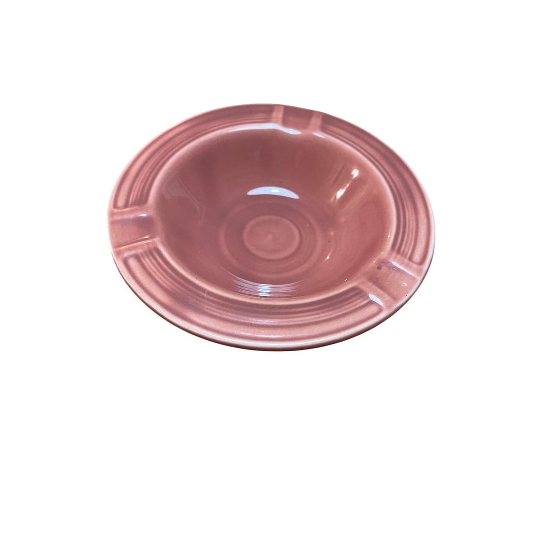 Vintage Estate Genuine Fiesta Ashtray Rose Pink Ceramic Ashtray - Etsy