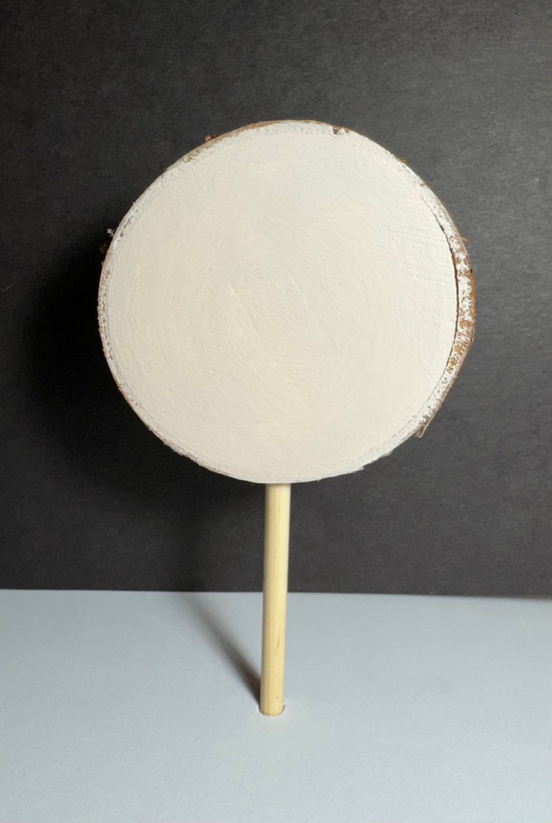 Cake Topper, Hand-painted Cake Topper, Wooden Topper, Wood Slice Cake ...