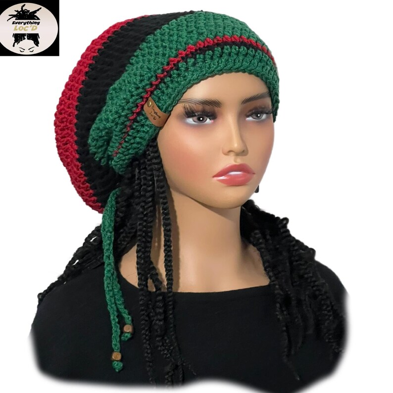 Unique African-inspired Rasta Hat, Dreadlocked Fashion Lovers, Big Head ...