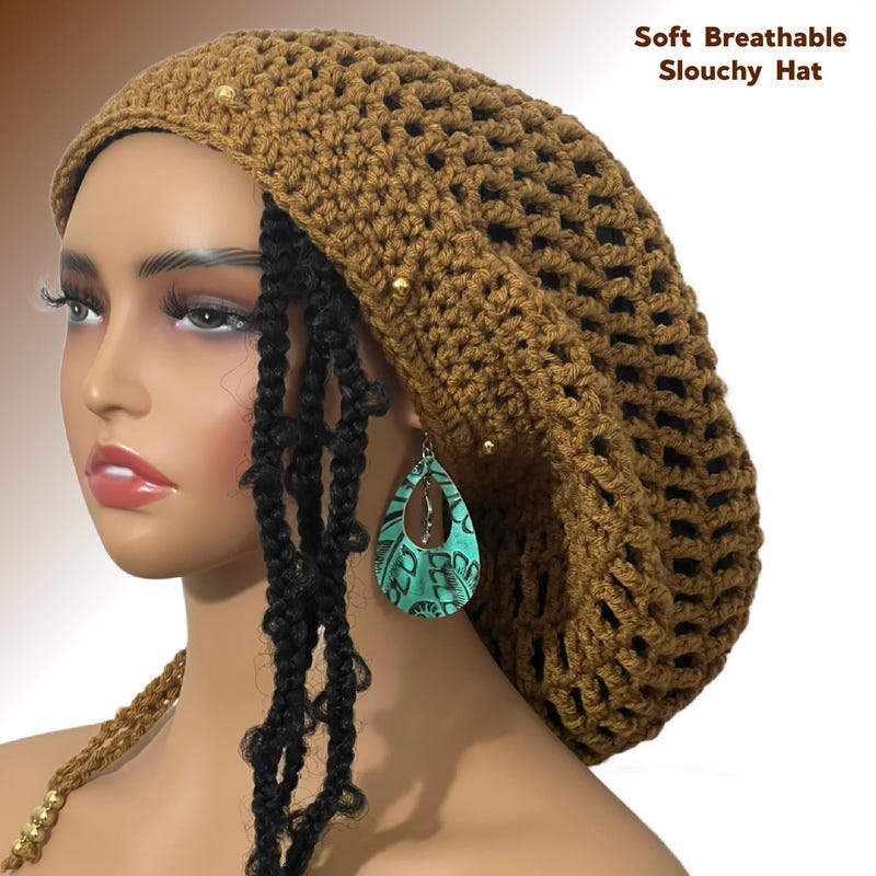 Unique Crochet Locs Hats - Etsy