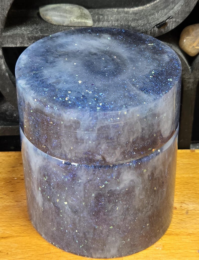 Hand Made Resin Stash Jars - Etsy