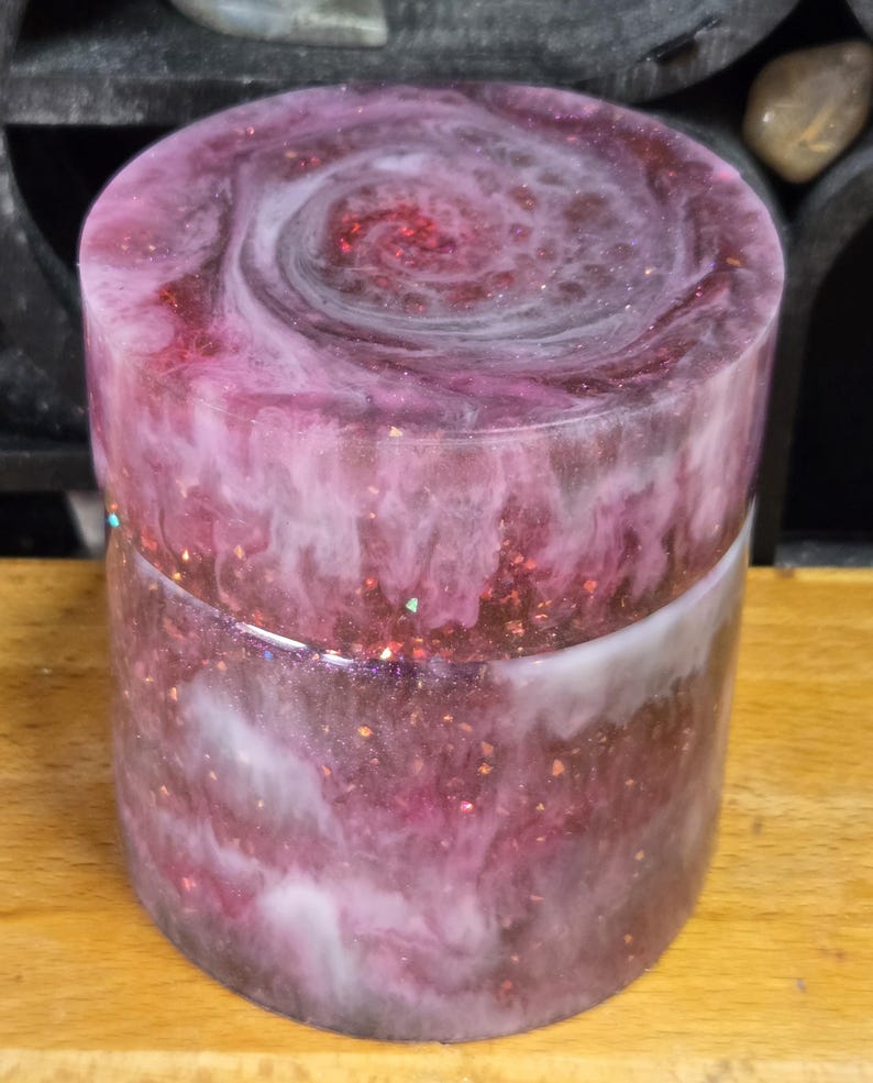 Hand Made Resin Stash Jars - Etsy