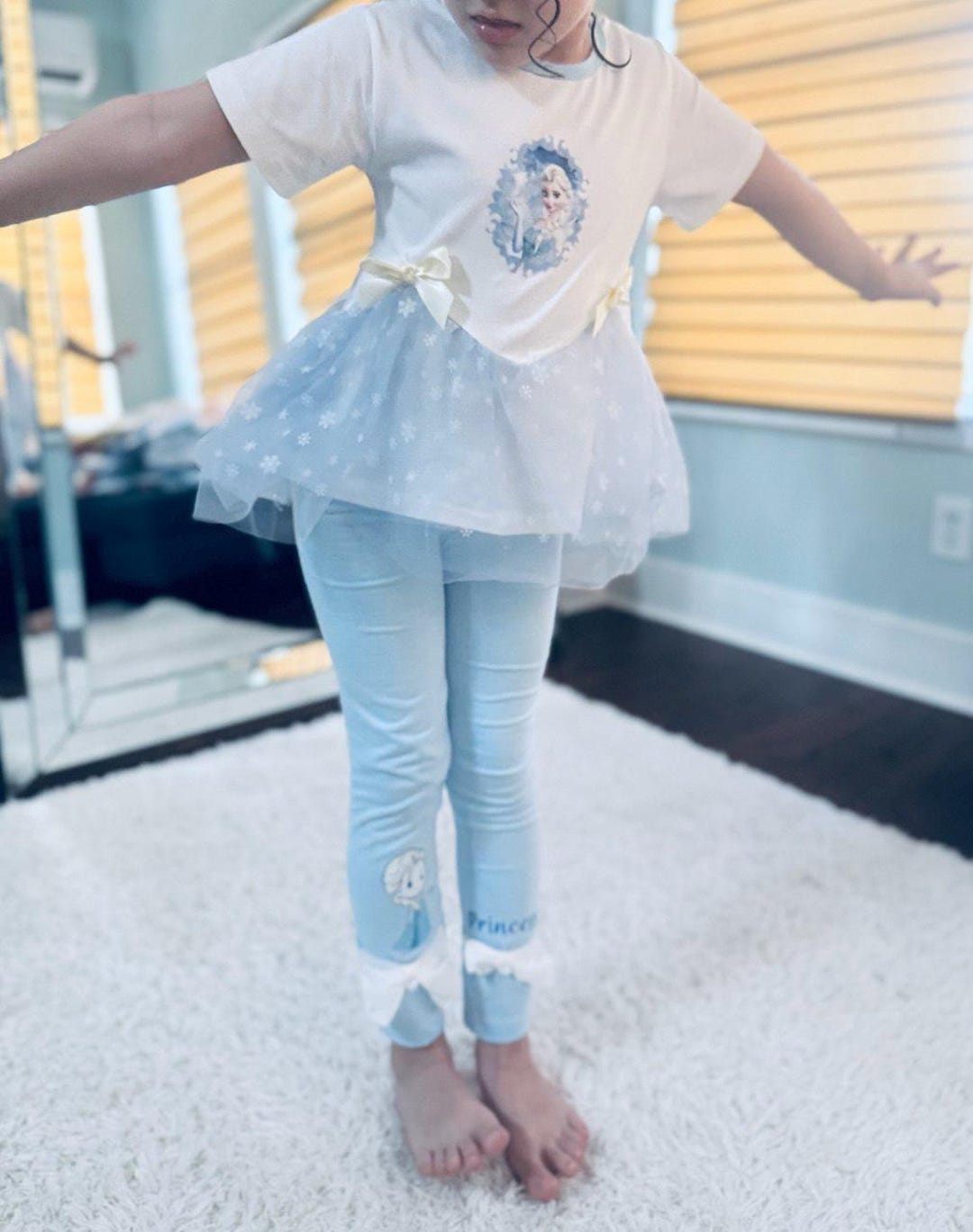 Elsa-inspired Dress Set – Frozen Princess Outfit for Girls - Etsy