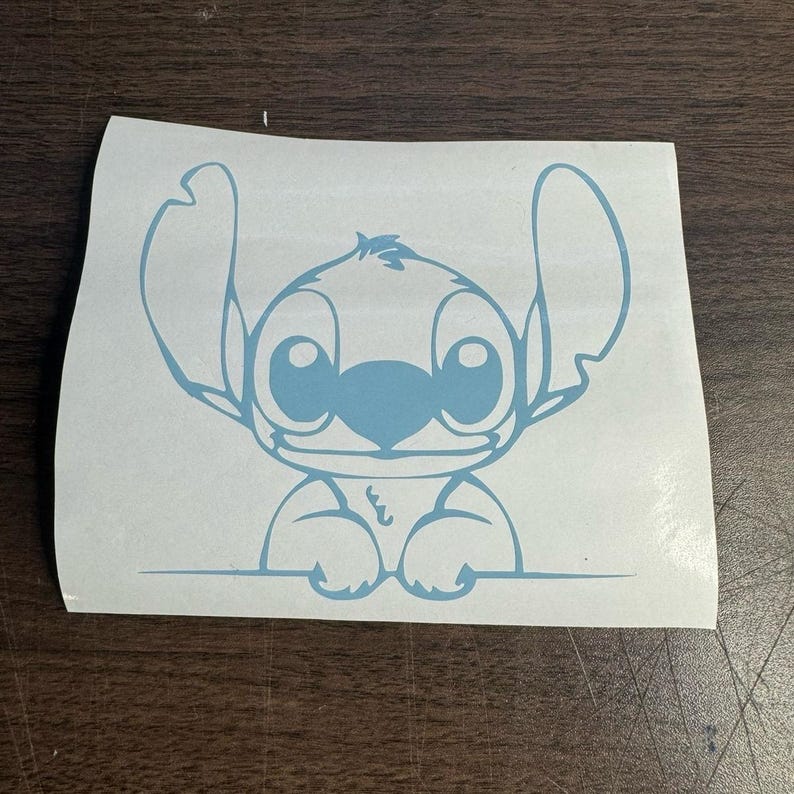 Stitch Car Decal - Etsy