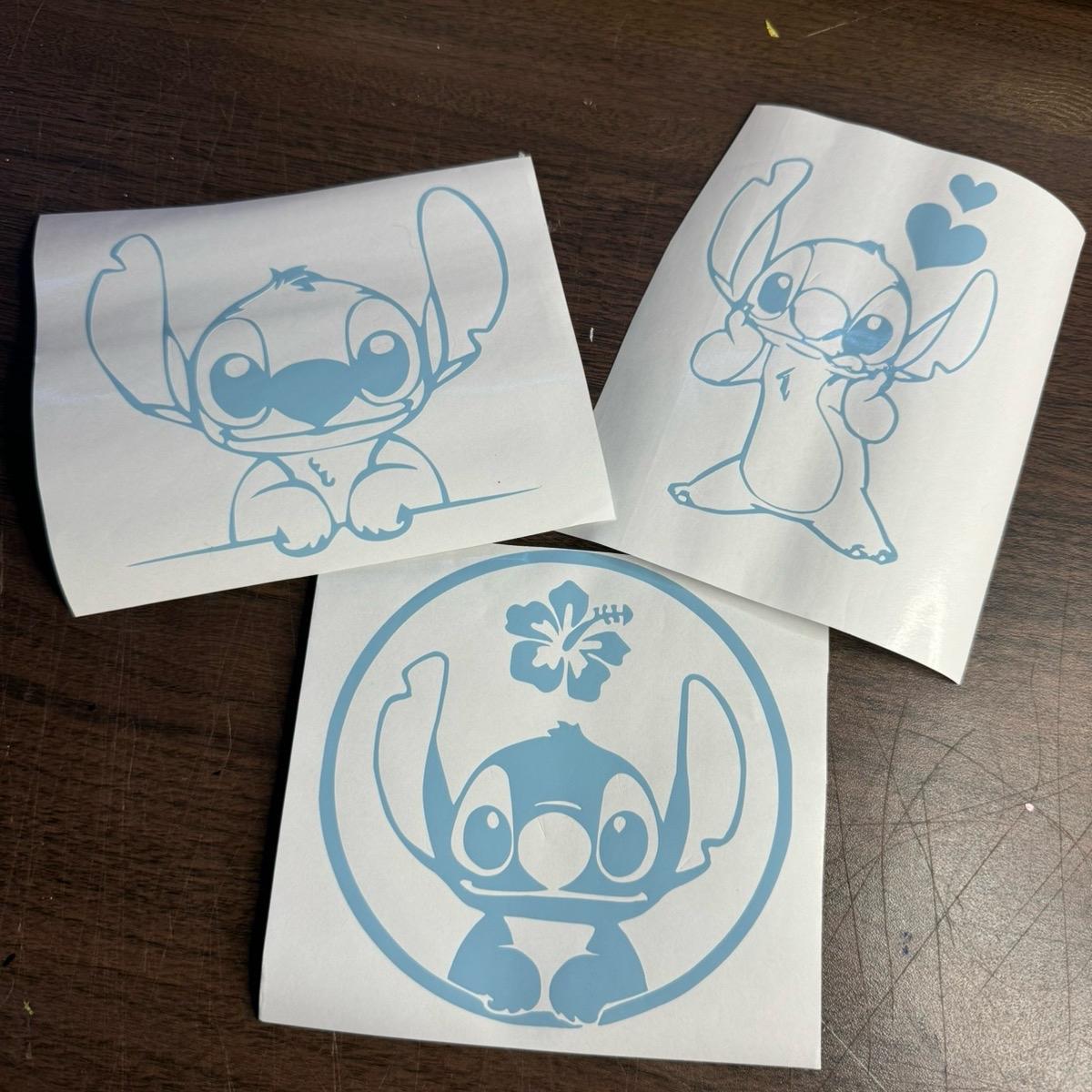 Stitch Car Decal - Etsy