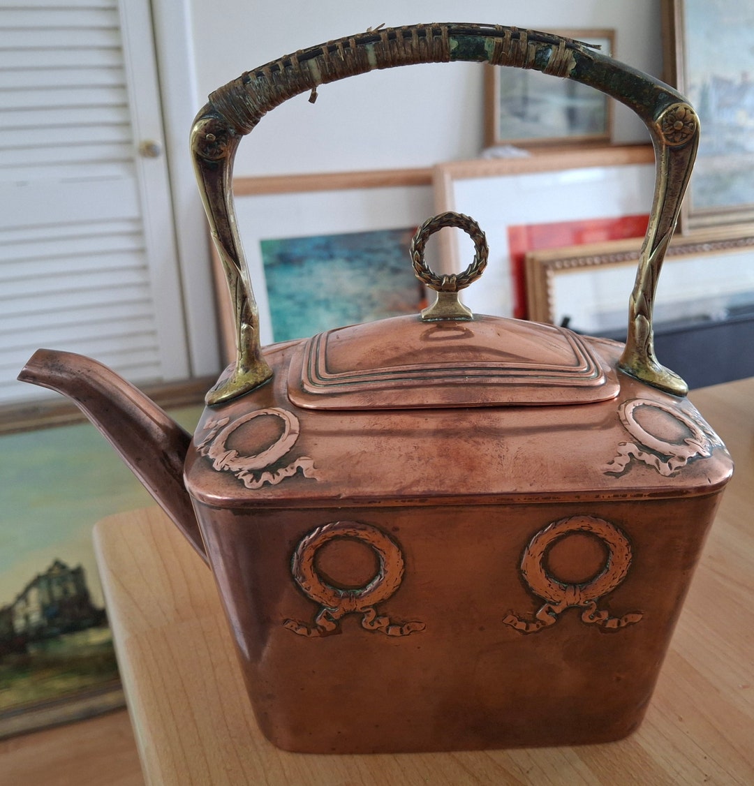WMF Art Nouveau Copper Spirit Kettle - Etsy
