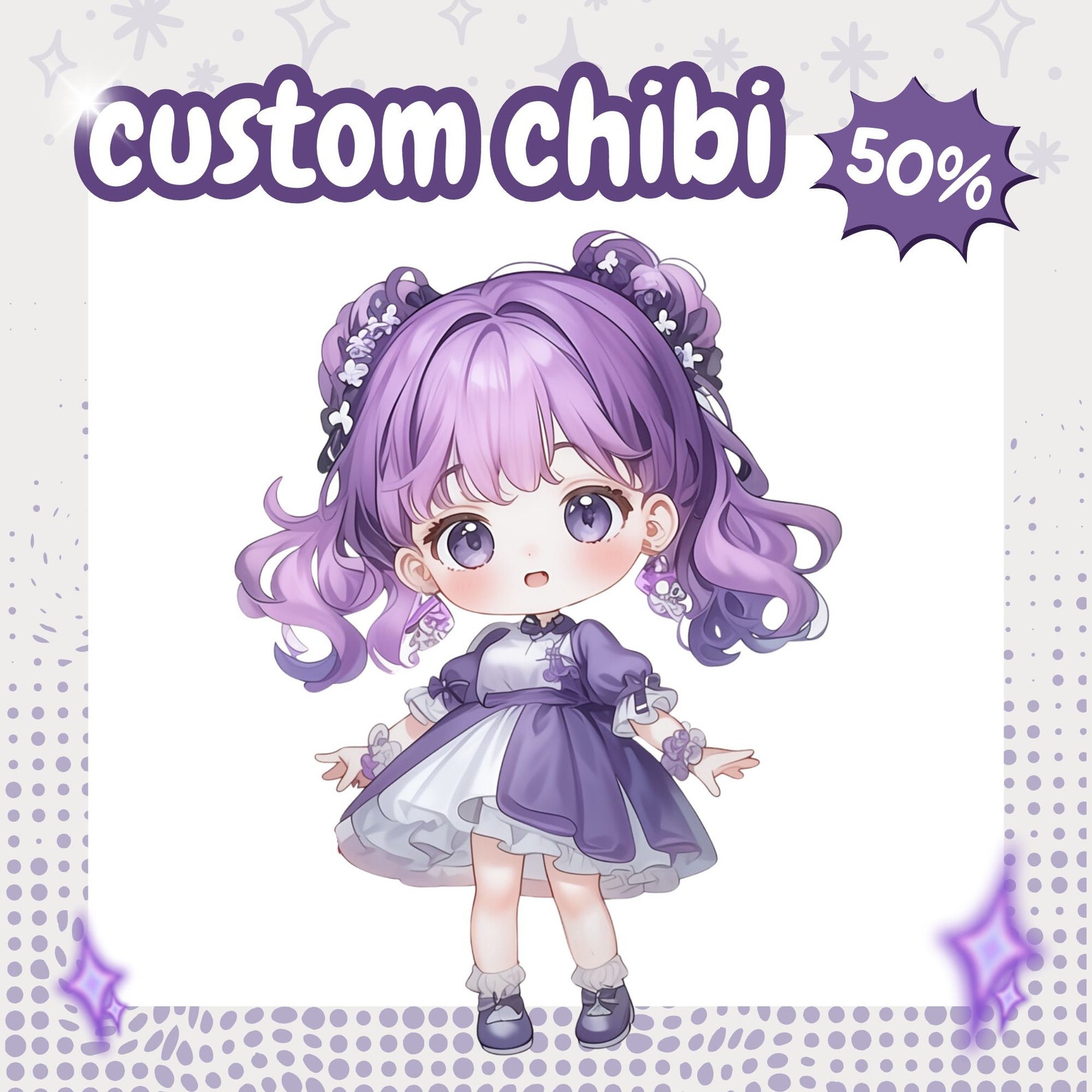 Chibi Character Chibi Custom Fan Art Cute Chibi Commissions Chibi ...