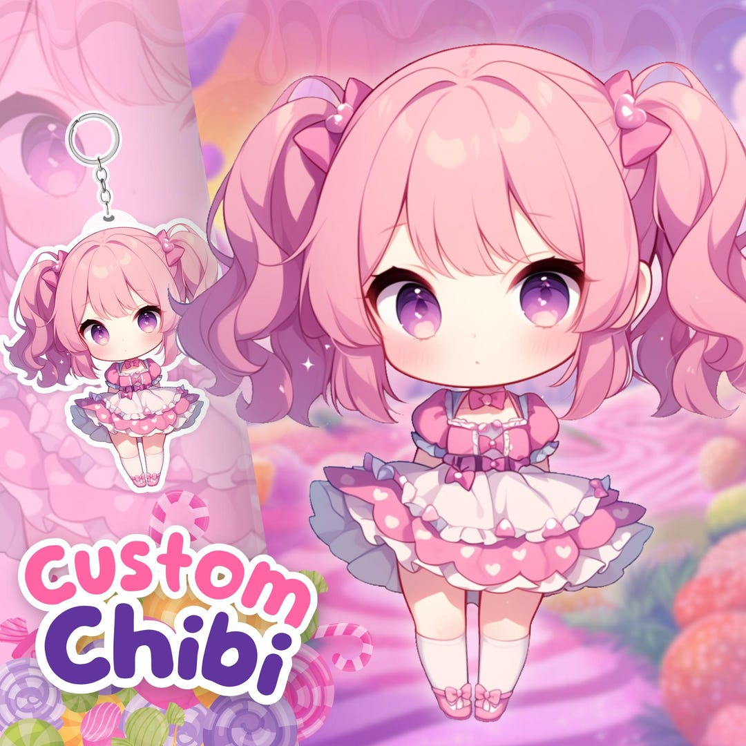 Custom Chibi Anime, Chibi Character, Chibi Commission, Chibi Digital ...