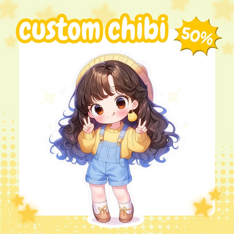 Chibi Character Chibi Custom Fan Art Cute Chibi Commissions Chibi ...