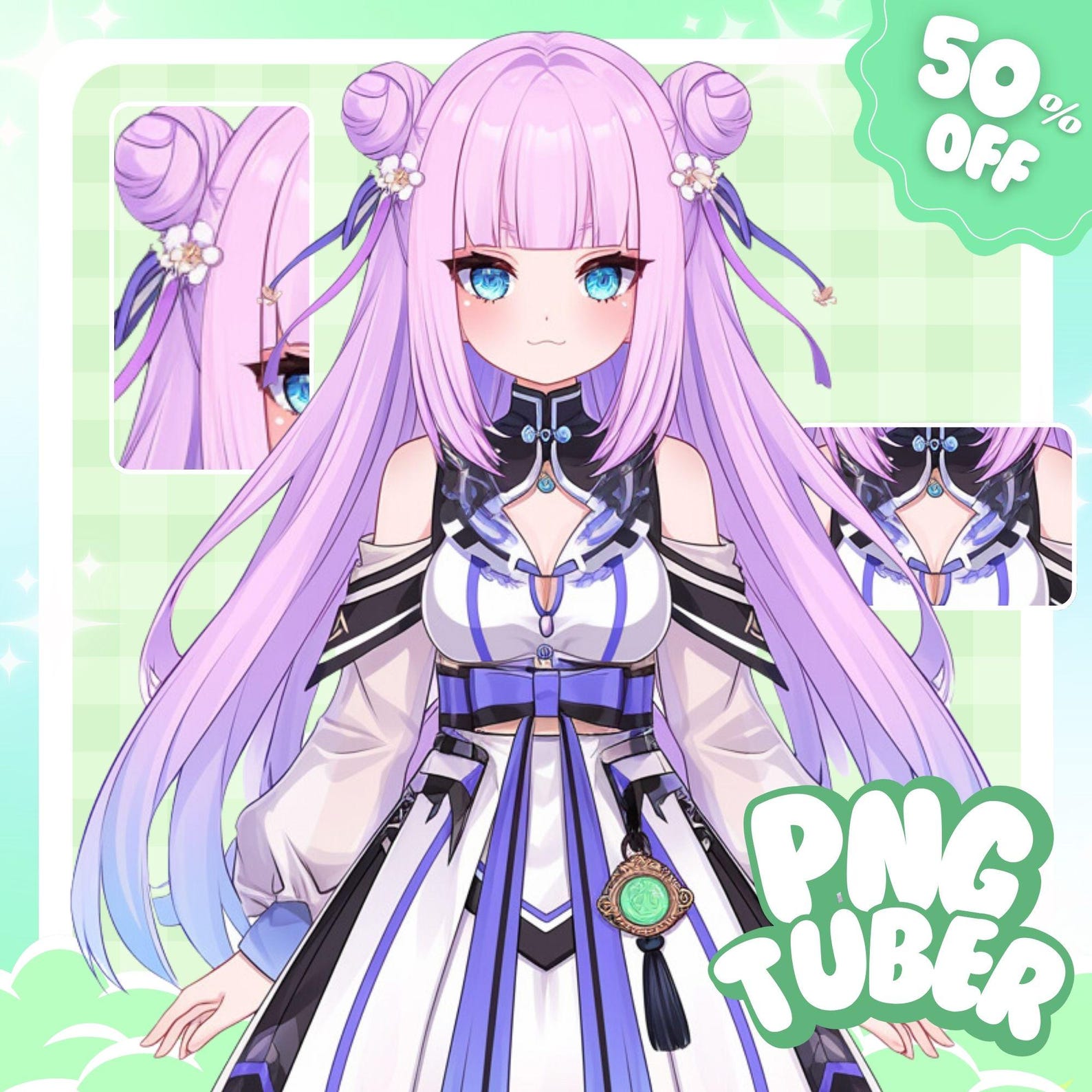 Custom Pngtuber, Pngtuber Design, Live2d Commission, Anime Illustration ...