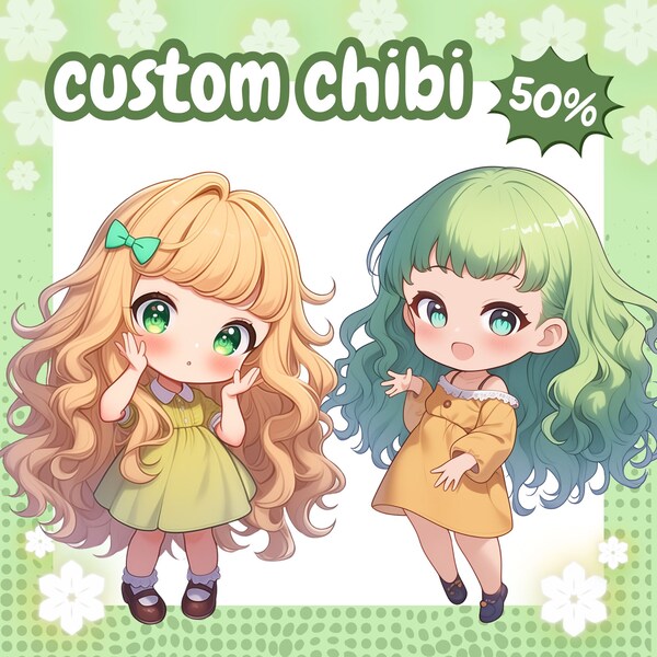 Original Character Anime Commission Draw Your OC Custom Anime Art ...