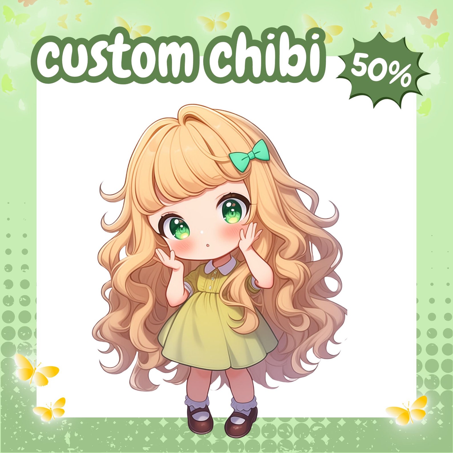 Chibi Character Chibi Custom Fan Art Cute Chibi Commissions Chibi ...