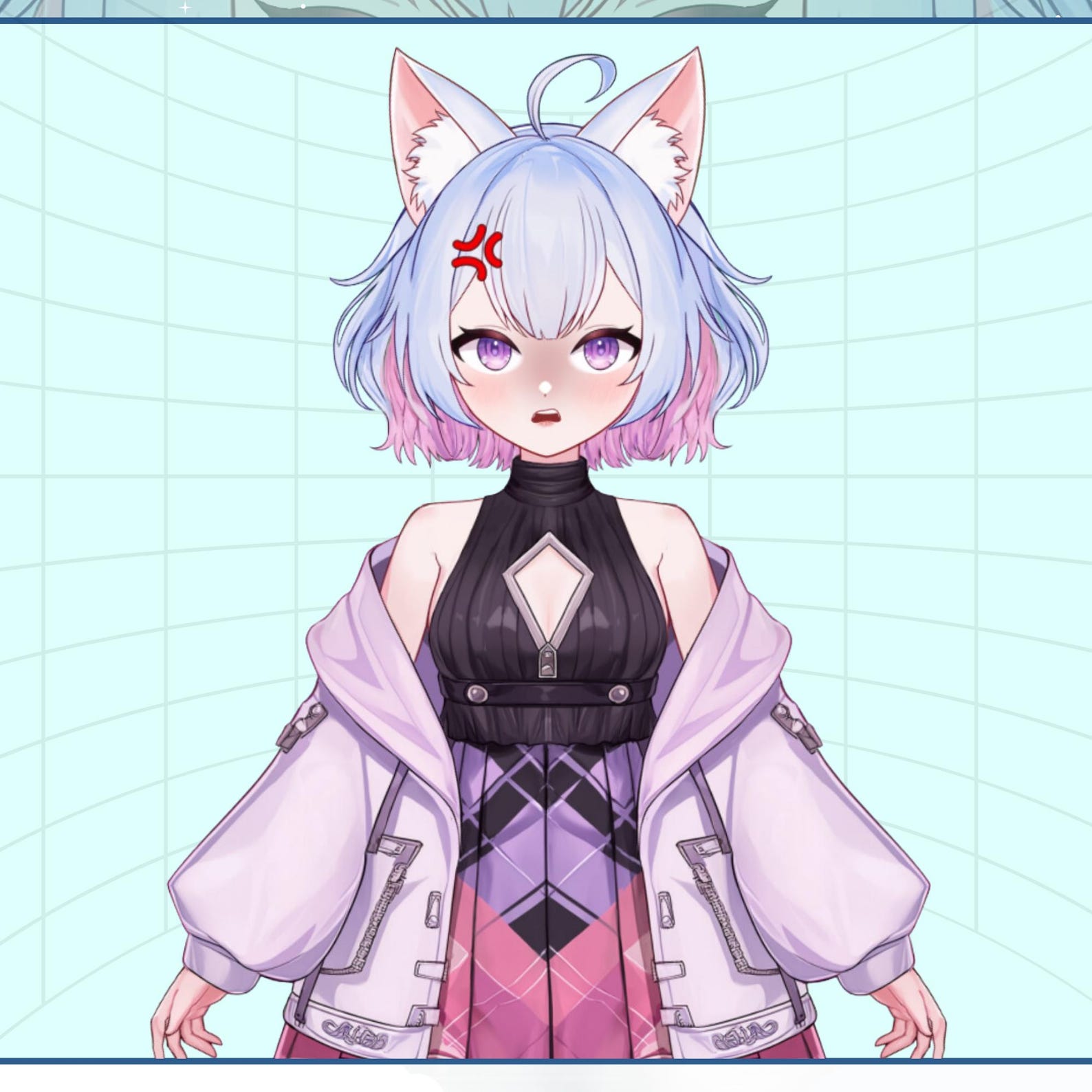 Modelo de Vtuber Kawaii Cat pré-fabricado: Personagem Gamer Girl ...