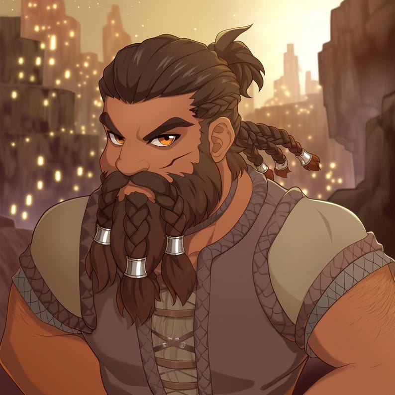 Custom Dnd Character Anime Style Dnd, PFP Commission, Art Fantasy ...