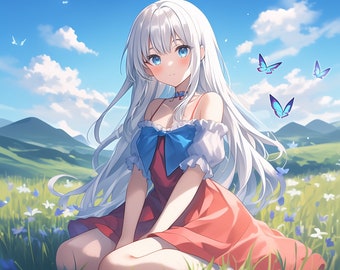 Original Character Anime Commission Draw Your OC Custom Anime Art ...