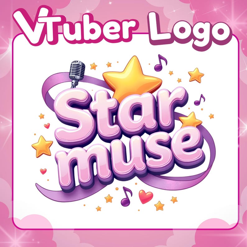 Vtuber Logo Custom: Animated & Static Stream Logo for Twitch and ...