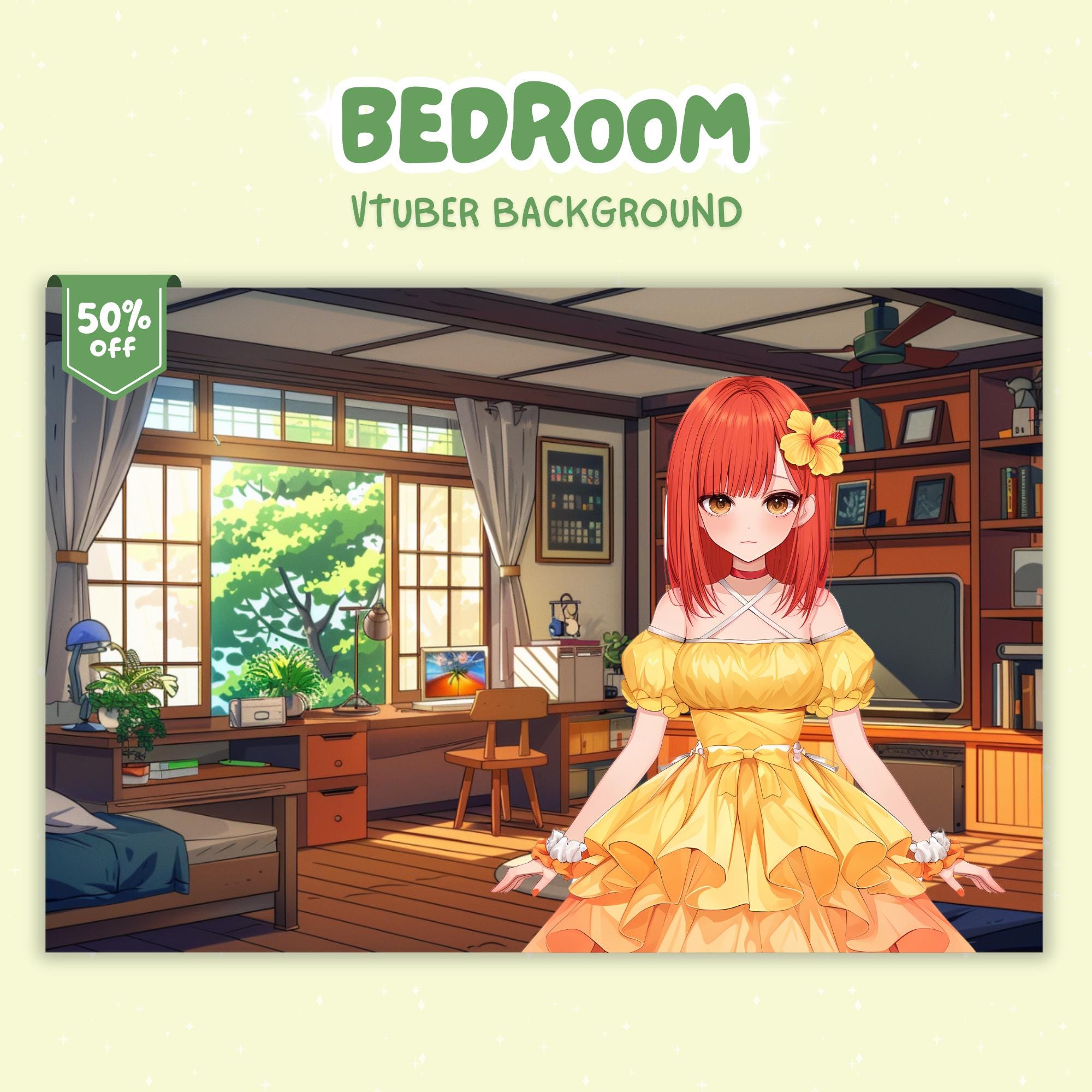 Vtuber Background Halloween Virtual Gaming Room Background Twitch ...