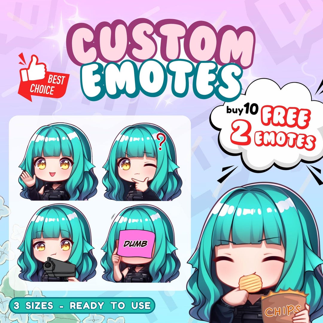 Discord Emotes, Twitch Emotes Pack, Kick Emotes, Animated Emote Anime ...