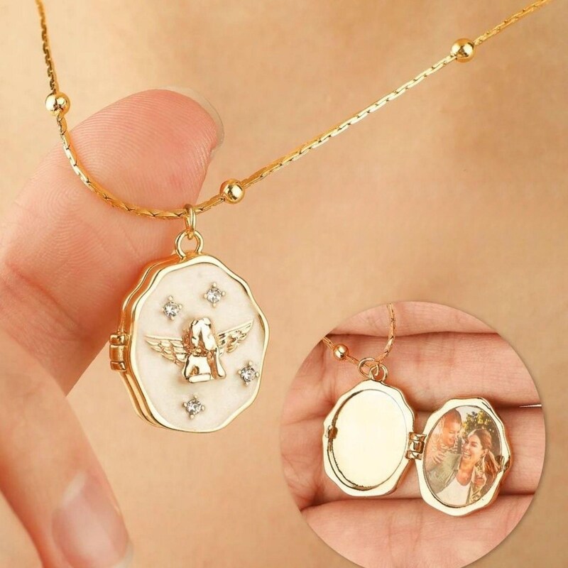 Angel Locket - Etsy
