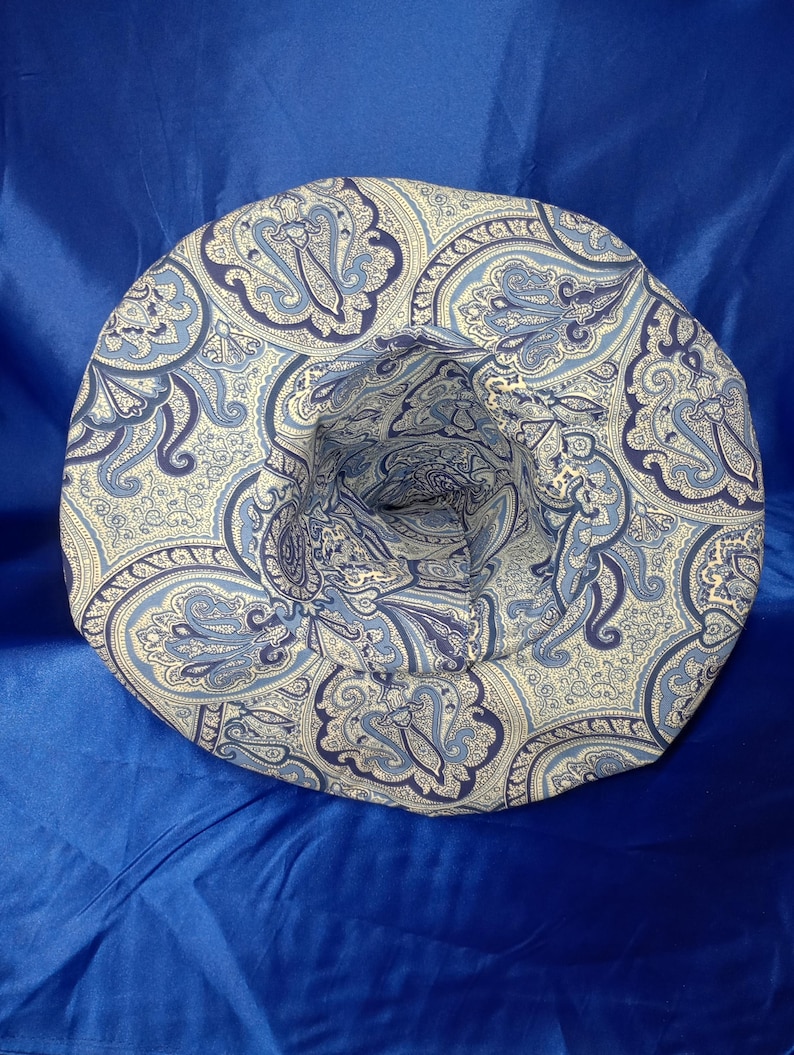 Blue Wizard Hat / Paisley Witch Hat - Etsy