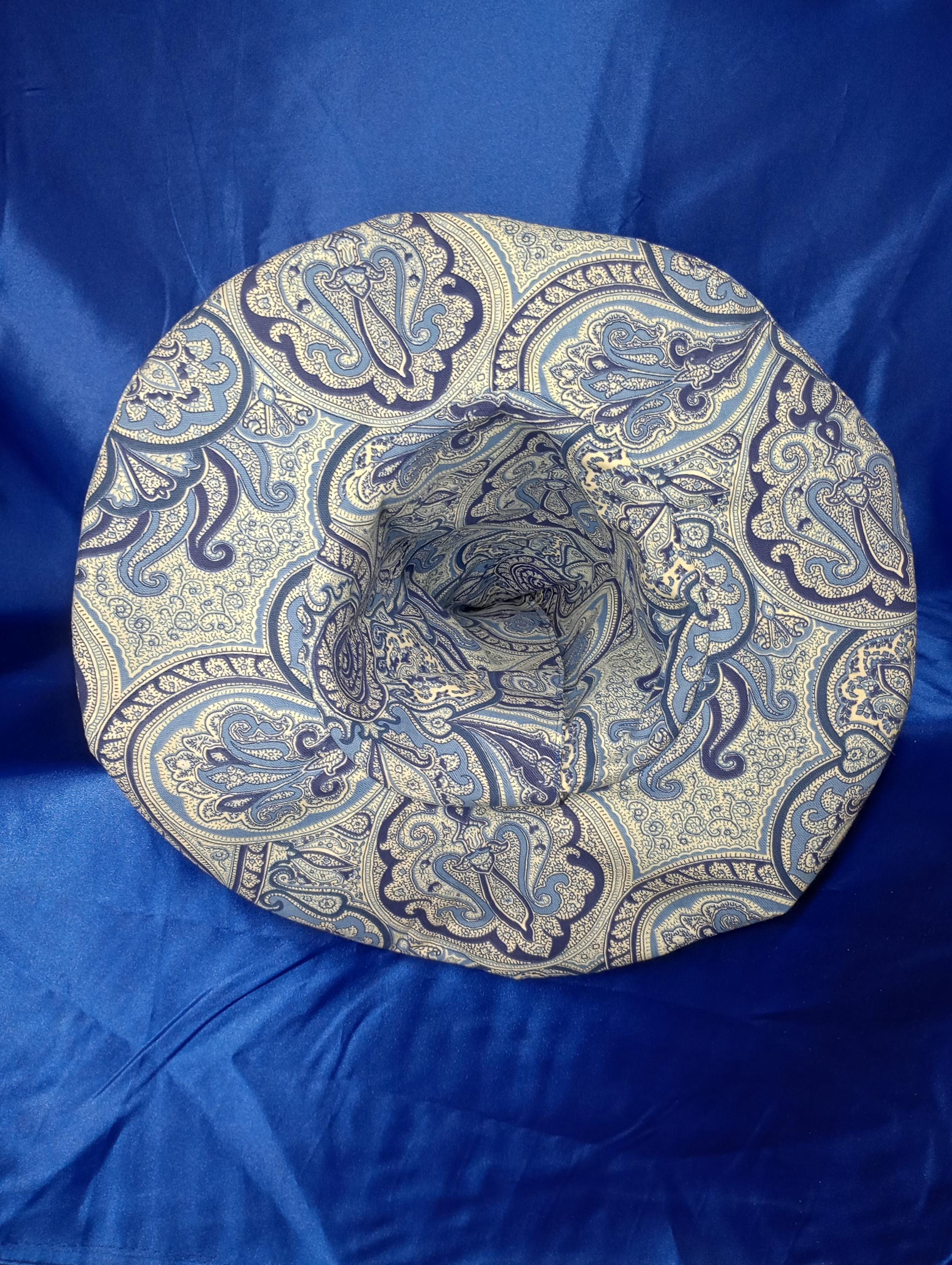 Blue Wizard Hat / Paisley Witch Hat - Etsy