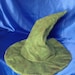 Forest Green Wizard / Witch / Ovate Hat - Etsy