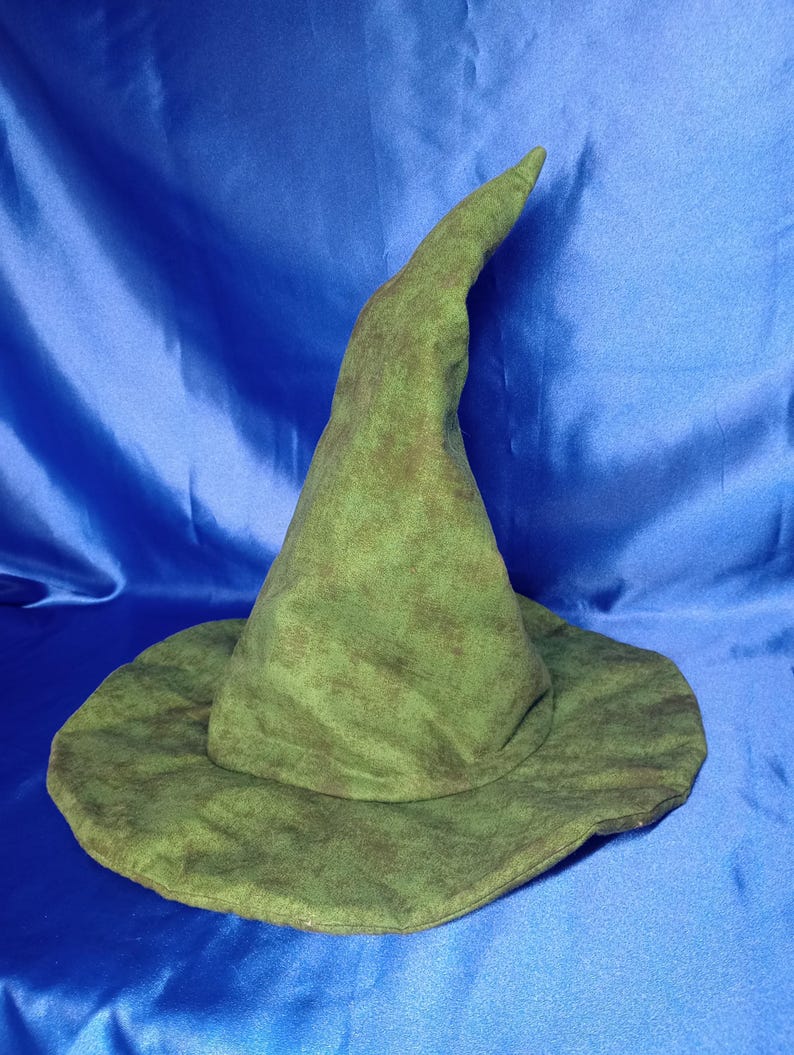 Forest Green Wizard / Witch / Ovate Hat - Etsy