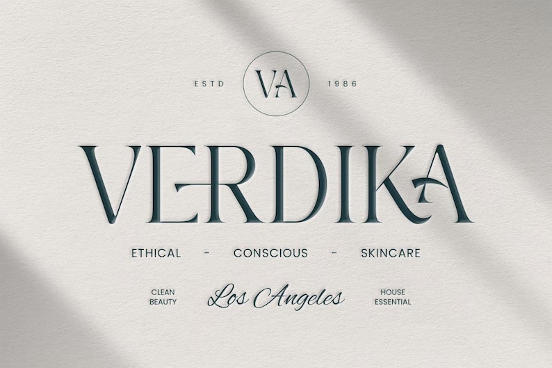 Lavish - Modern Luxury Logo Font - Etsy