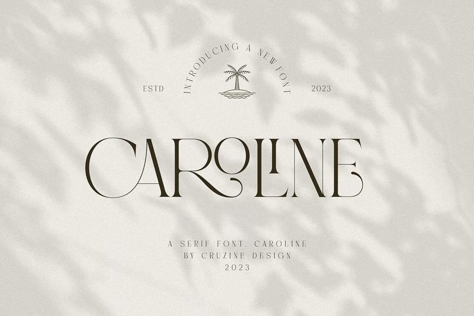 Caroline — Luxury Serif Font for Logos & Branding | OTF TTF - Etsy