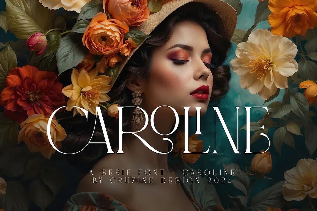 Caroline — Luxury Serif Font for Logos & Branding | OTF TTF - Etsy
