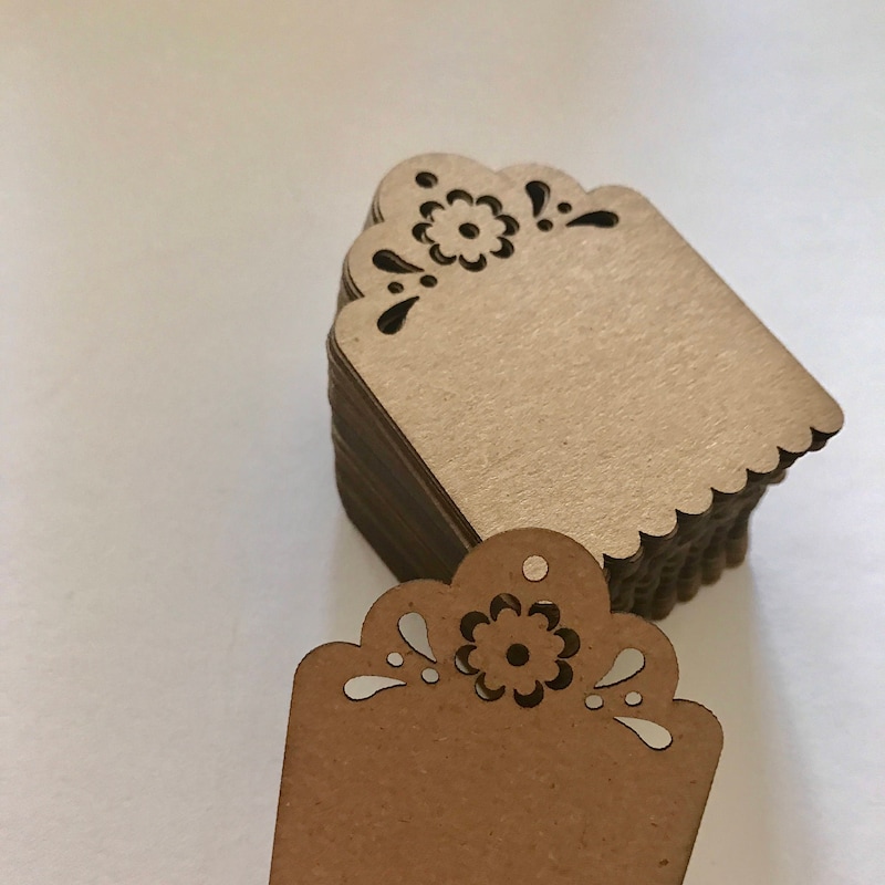 Kraft Favor Tags - Etsy