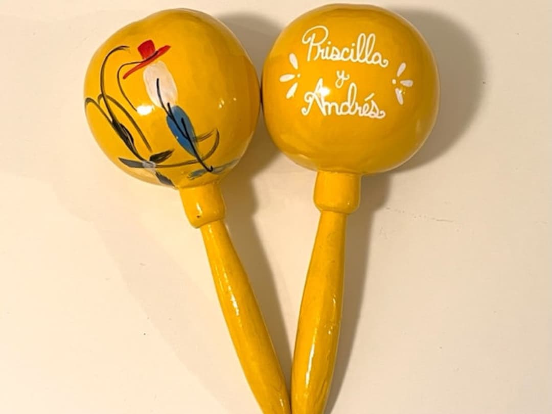 Personalized Maracas, Custom Mexican Fiesta Wedding Favors - Etsy