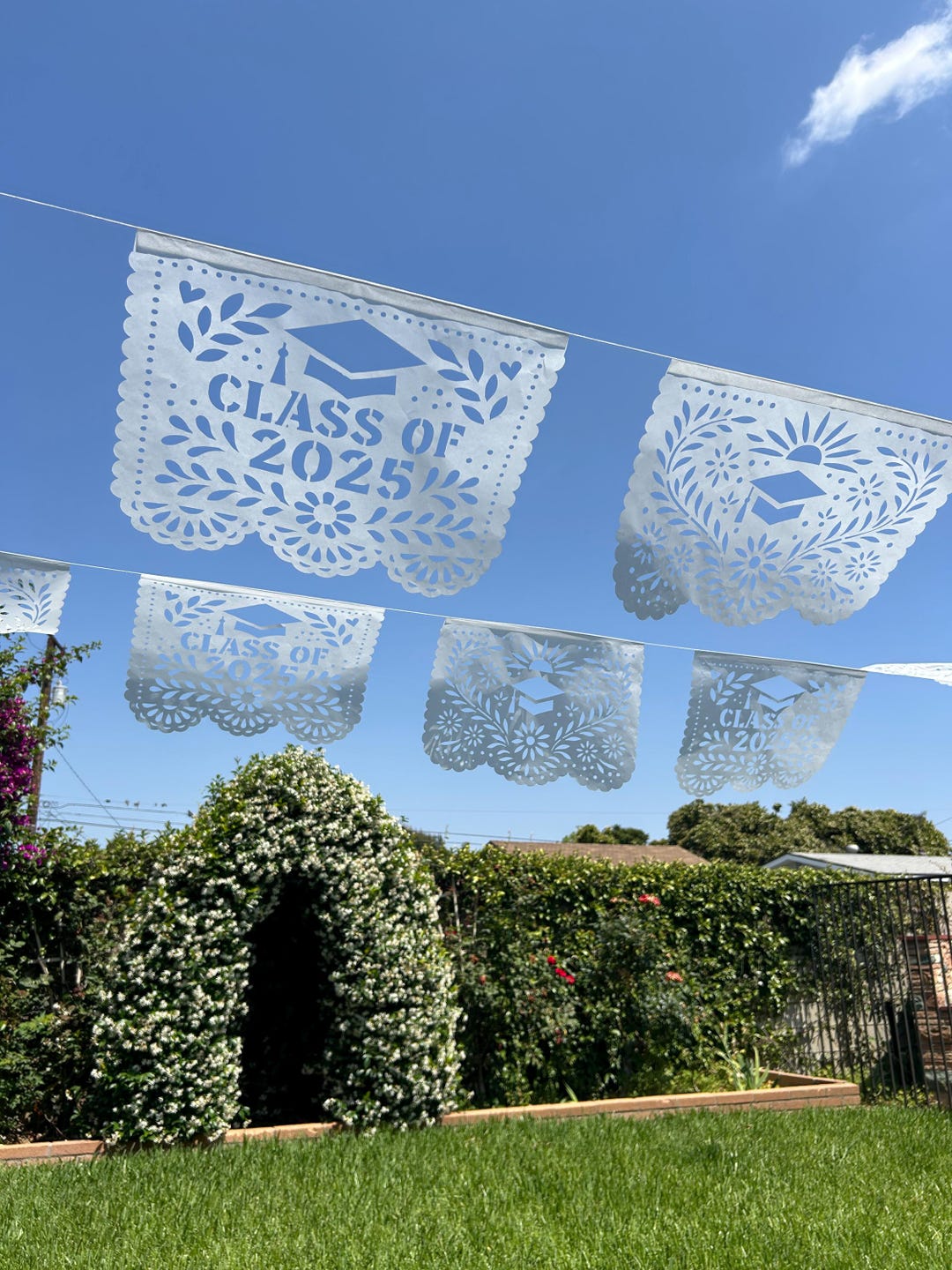 20 Feet Graduation Papel Picado Garland Congrats Graduate Flag Class of ...