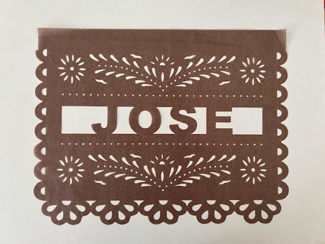 Custom Name and Cowboy Vaquero Charro Papel Picado Banners Birthday ...
