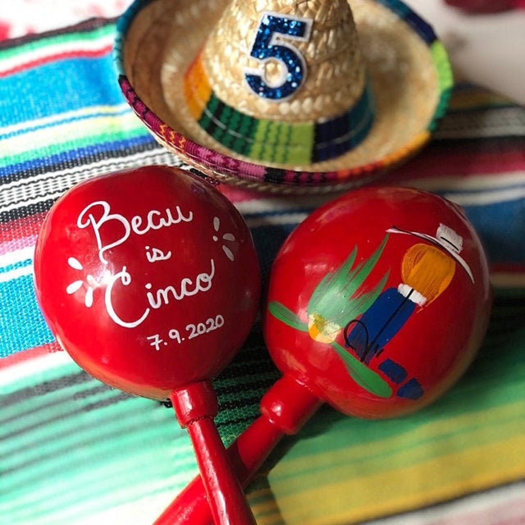 Maracas Traditional by the Piece, Not Pair CUSTOM PERSONALIZED With ...