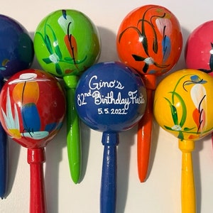 Maracas CUSTOM PERSONALIZED Traditional (by the Piece, Not Pair ...