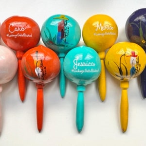 PERSONALIZED Maracas Custom Names and Date Fiesta Wedding Mexican Party ...