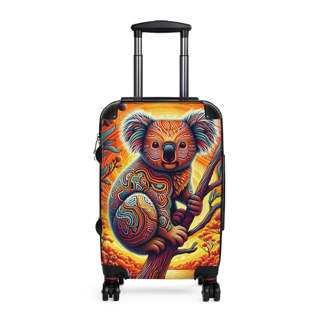 Psychedelic Koala Suitcase, Travel Luggage Bag With Trippy Design ...
