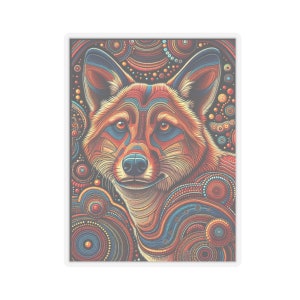 Dingo Sticker Aboriginal Art Inspired - Etsy