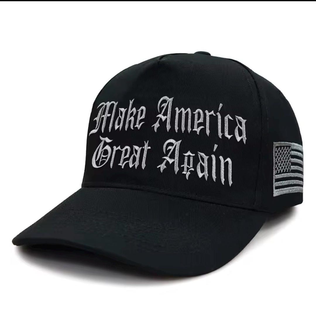 Dark Gothic MAGA Hat: Elons Hat - Etsy