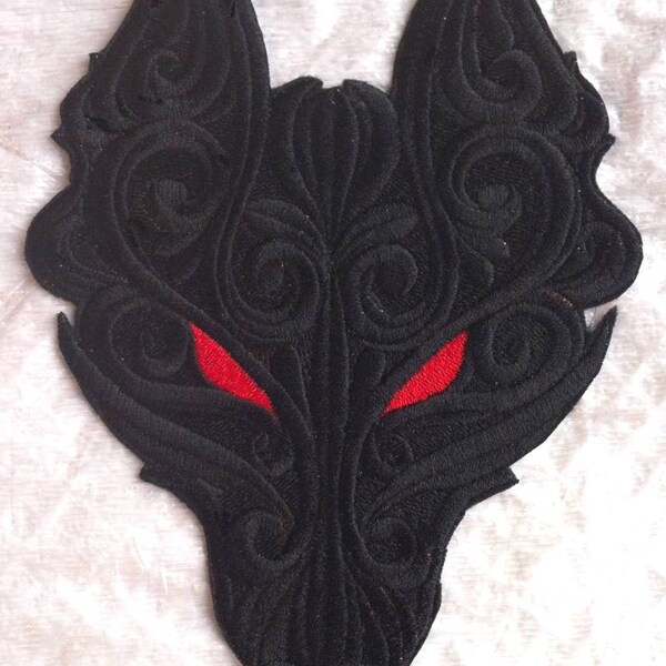 Wolf Applique - Etsy