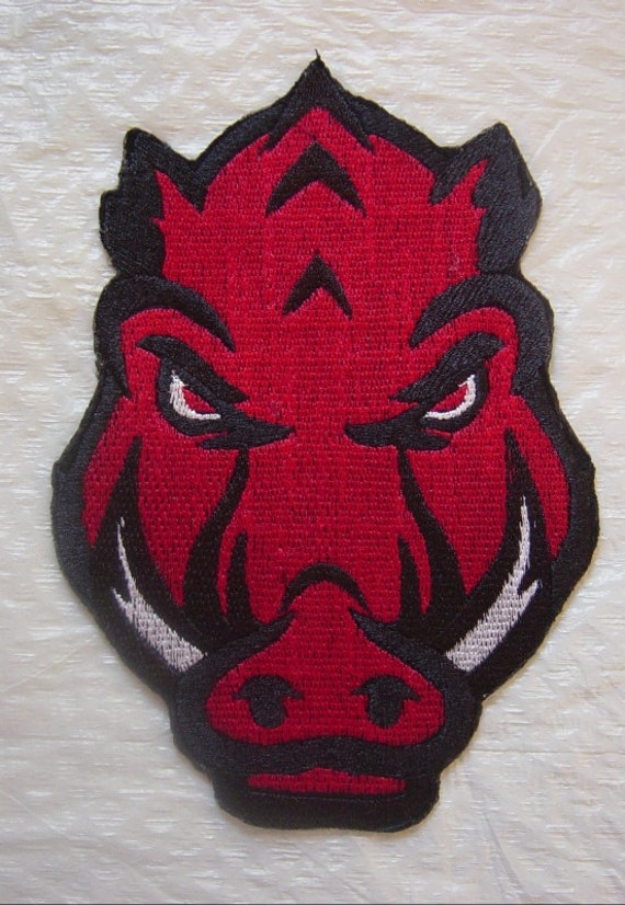 Football Themed razorbacks Razorback Embroidered Iron on - Etsy