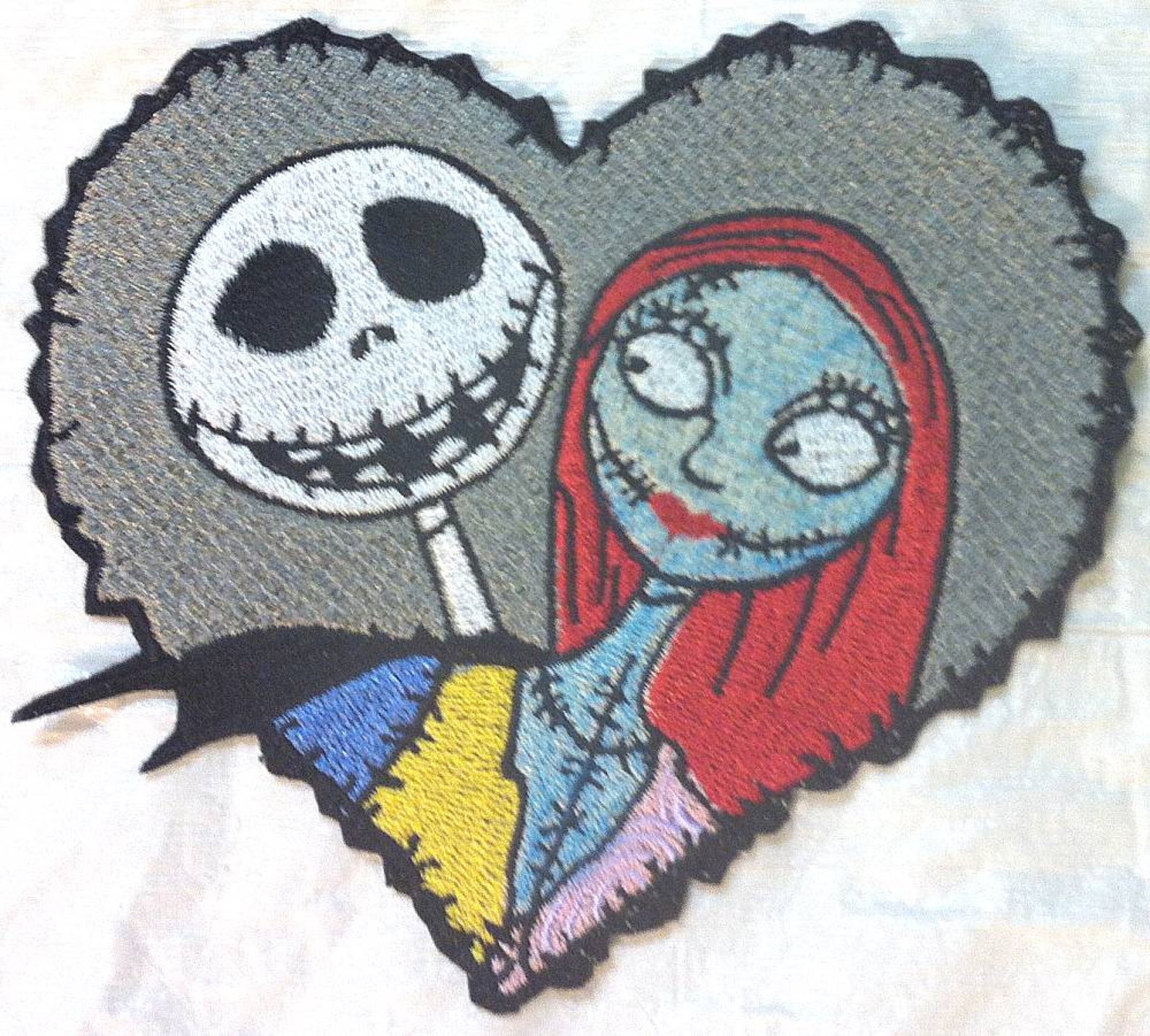 Jack & Sally in Barbed Heart Nightmare Before Christmas | Etsy