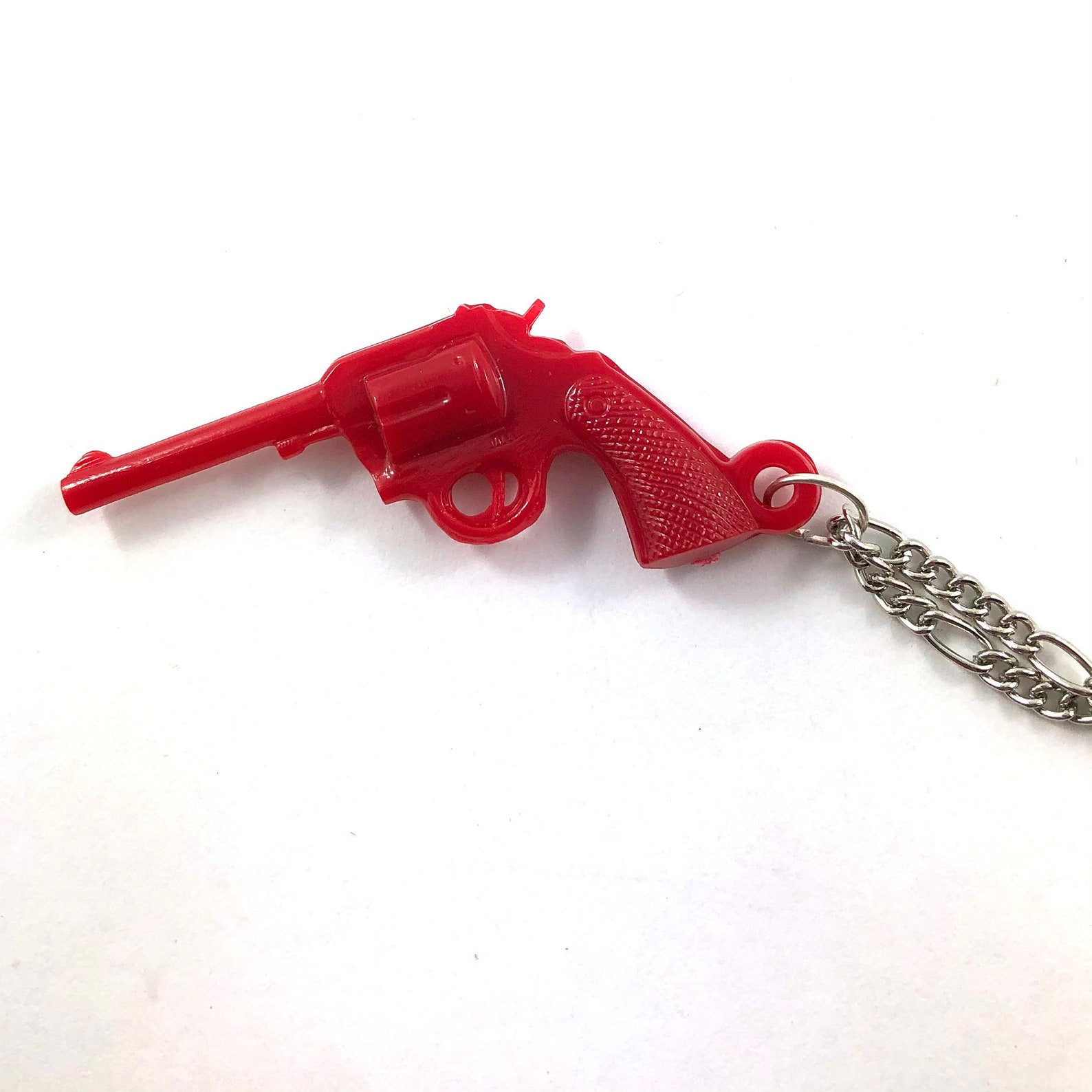 Vintage Toy Red Pistol Gun Revolver Plastic Gumball Prize - Etsy