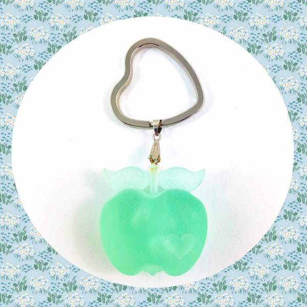 Apple Key Ring - Etsy