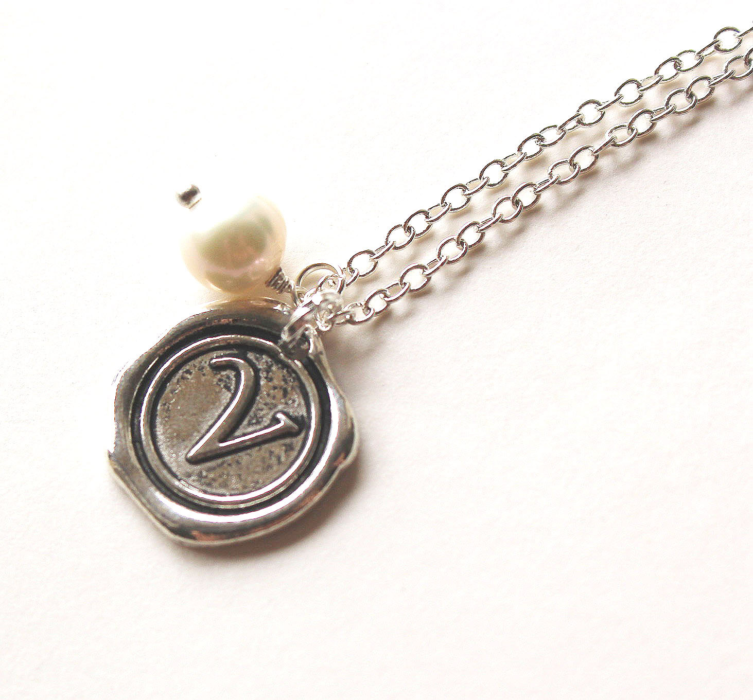 Alphabet personalized initial letter V charm silver and white | Etsy